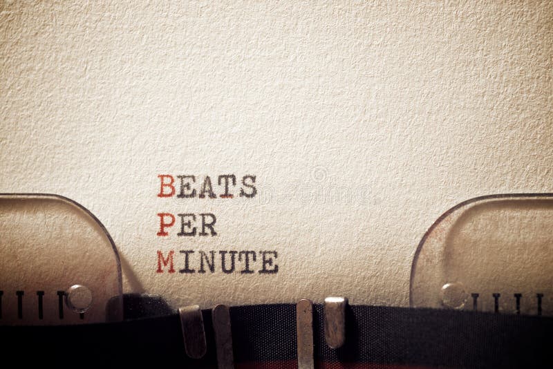 Beats per minute stock image. Image of rate, idea, pressure - 209991517