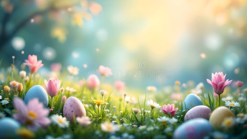Beatuiful Abstract Magic Colored Easter Background Stock Illustration ...