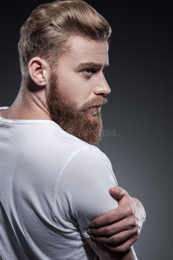 Beau barbu photo stock. Image du cheveu, masculinité - 45317132