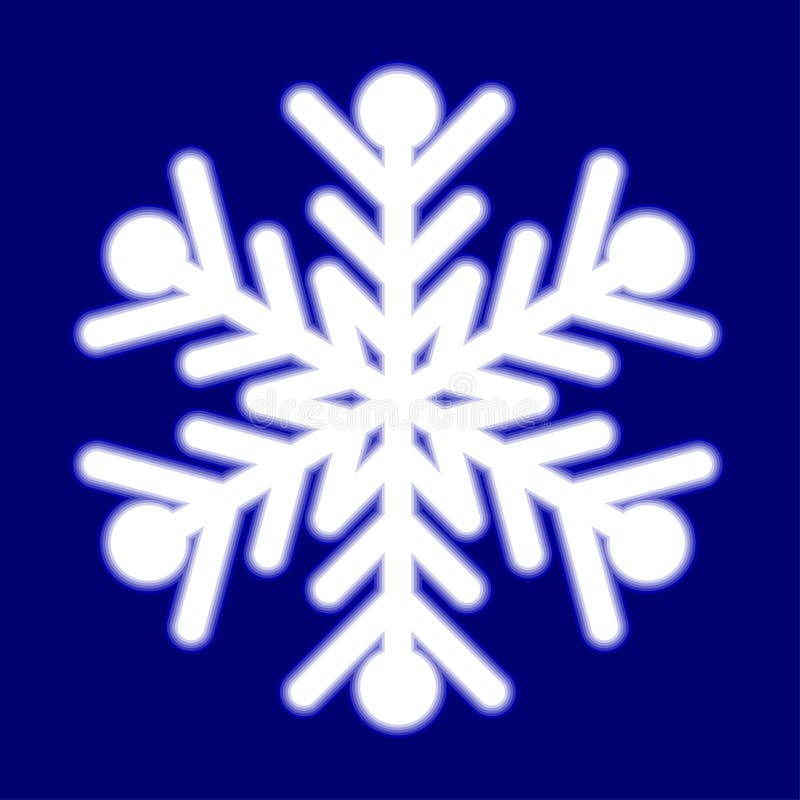 Beaux Flocons De Neige Lumineux. Illustration de Vecteur - Illustration ...