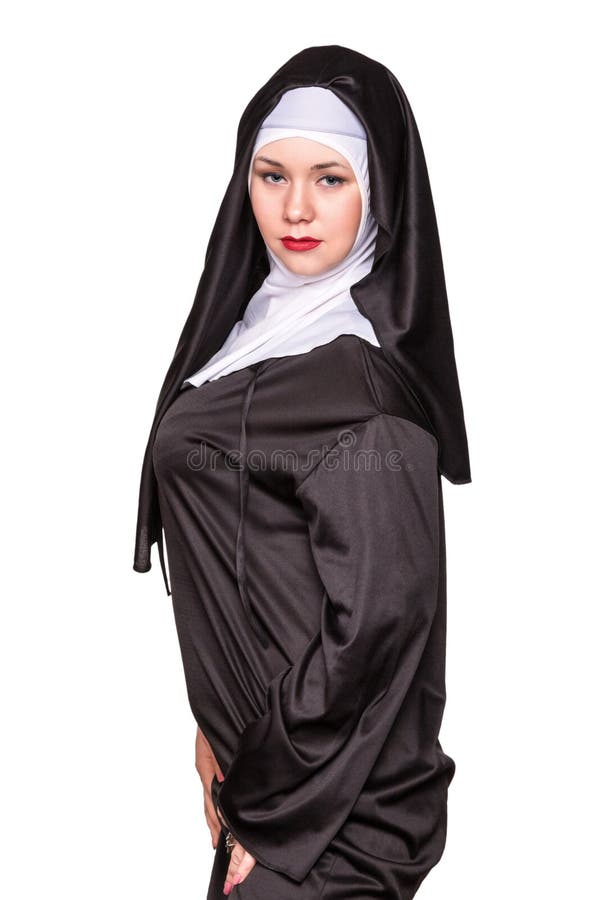 La nonne tient des dollars image stock. Image du saint - 69163909