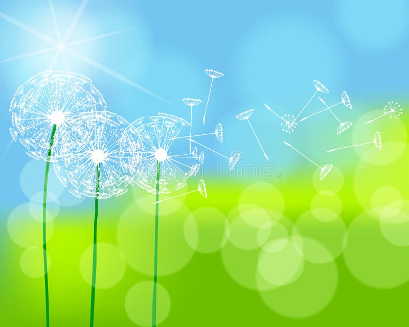 Beau fond vert de nature illustration de vecteur. Illustration du lueur ...