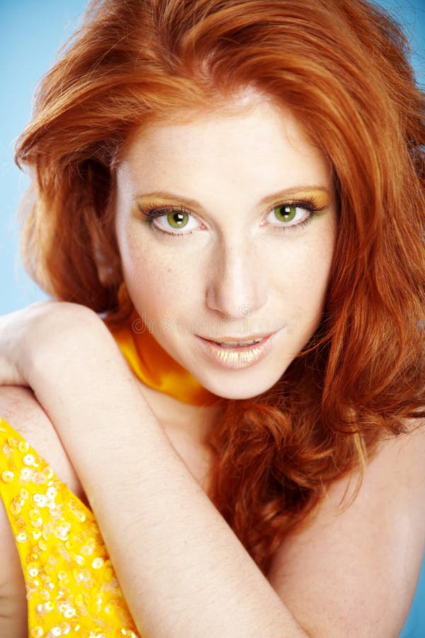 Beau roux photo stock. Image of beauté, beau, charme - 13506196