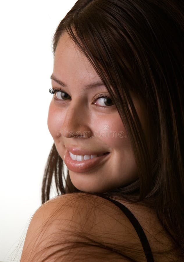 Beau sourire photo stock. Image du femelle, pose, femme - 2869344