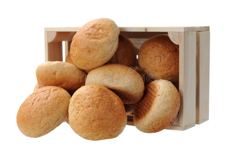 Pains ronds photo stock. Image du cuit, demi, diététique - 44207050