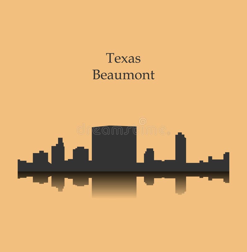Beaumont, Texas ( City Silhouette ) Stock Vector - Illustration of ...
