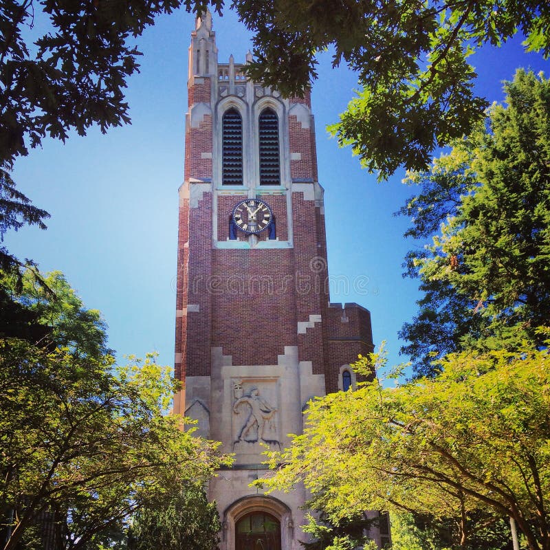 Beaumont Tower at Michigan State University Editorial Stock Image ...