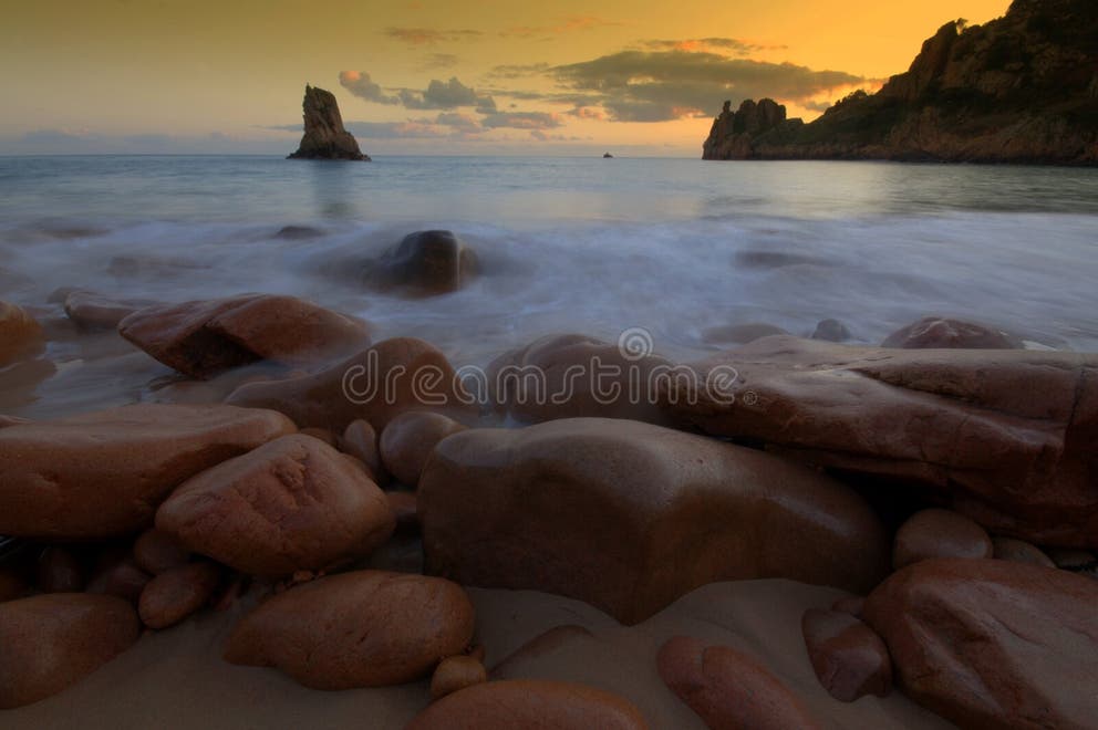 Beauport Beach in Jersey stock photo. Image of vacation - 23457594