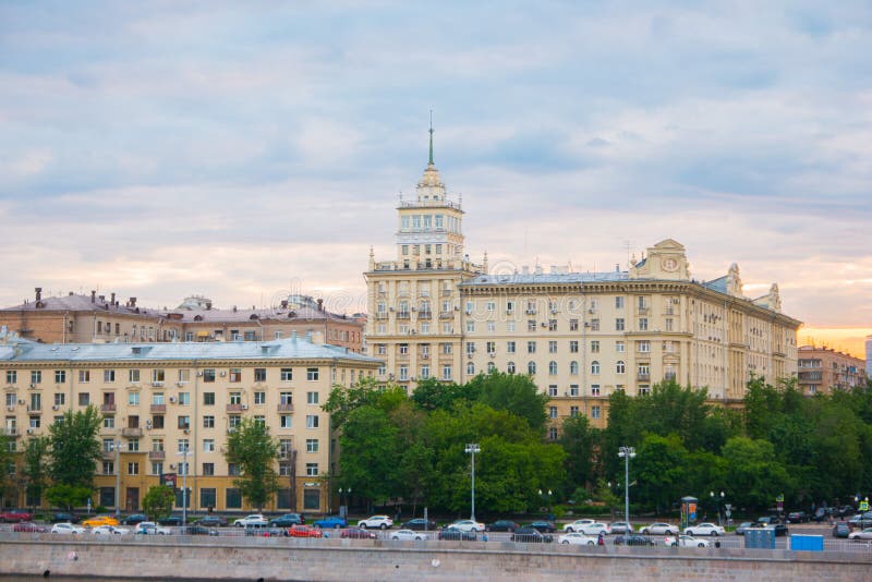 Building in Moscow City editorial stock image. Image of industry ...