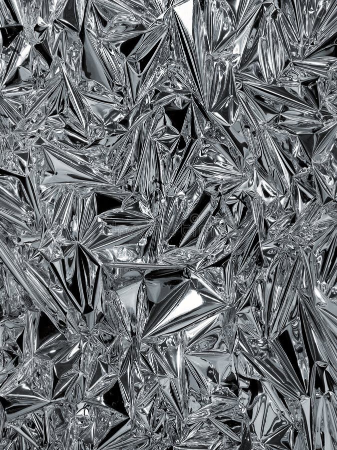 Beautiful Abstract Aluminum Foil Background Stock Image - Image of ...