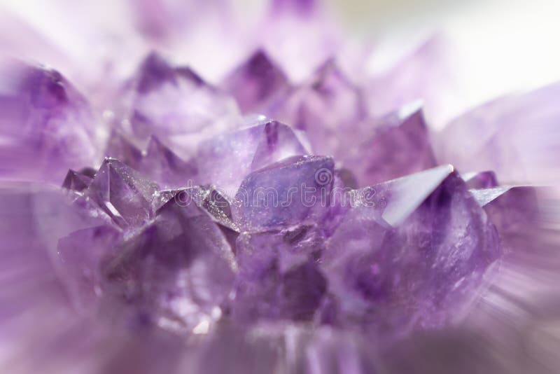 Beautiful Abstract Amethyst Gemstone Close Up Stock Image - Image of ...