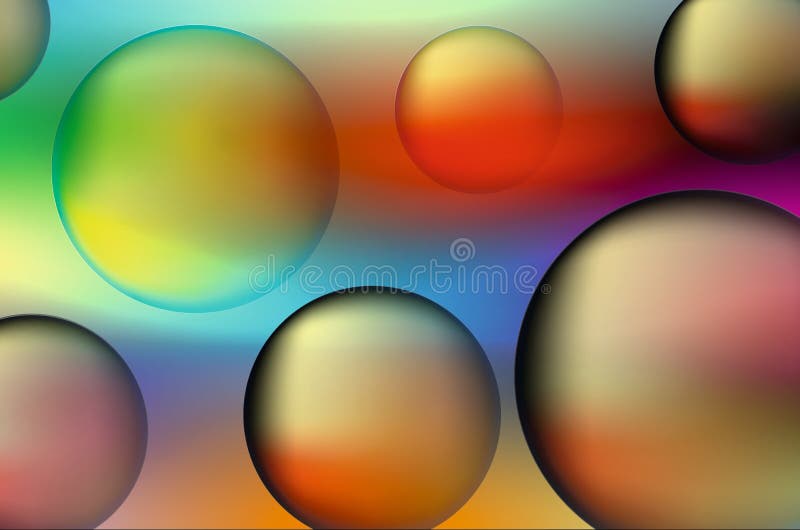 Beautiful Abstract Background with Balls Stock Illustration ...