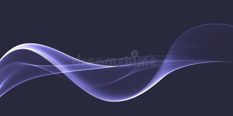 Abstract Background with Flowing Grid Line. Dynamic Waves Stock ...