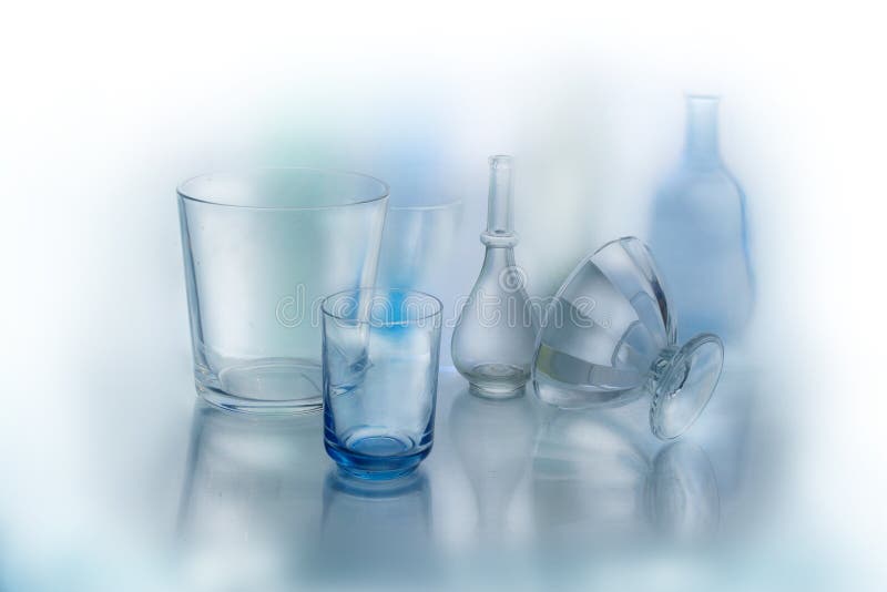 Beautiful Abstract Background Made of Glass Objects .Abstract ...