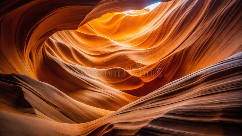 Beautiful Abstract Background. Orange Cave Stock Illustration ...