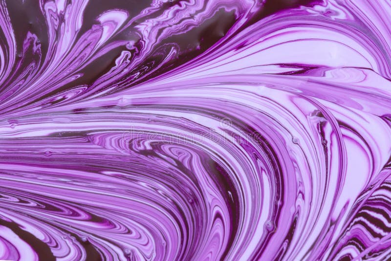 Beautiful Abstract Background. the Process of Mixing Purple and White ...