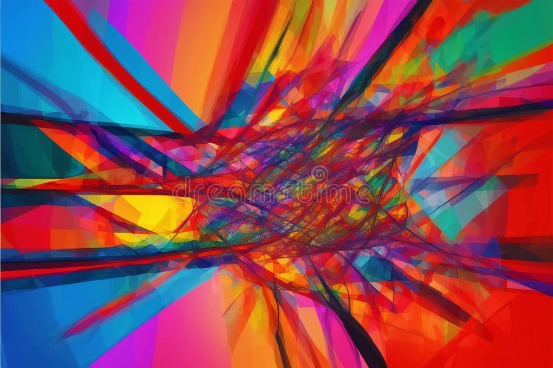 Beautiful Abstract Background. Rhythmic Symphony. Captivating Abstract ...