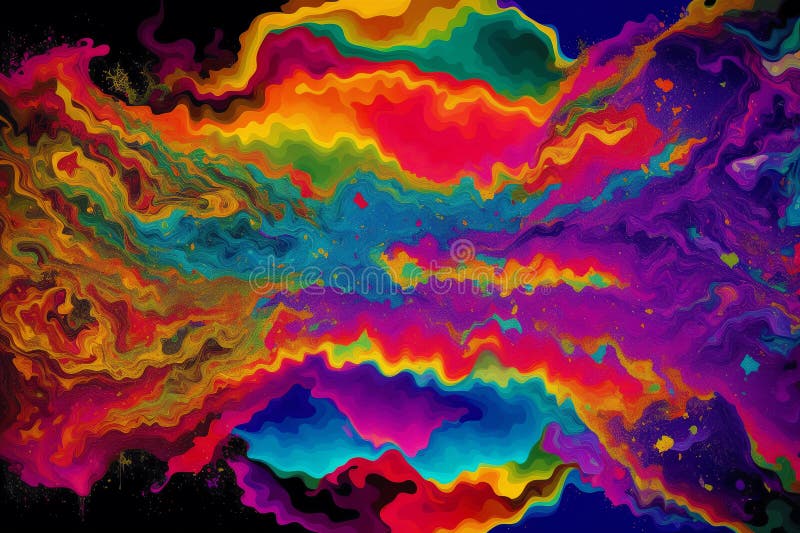 Beautiful Abstract Background. Rhythmic Symphony. Captivating Abstract ...