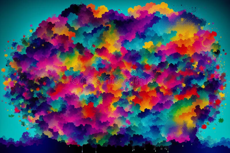 Beautiful Abstract Background. Rhythmic Symphony. Captivating Abstract ...