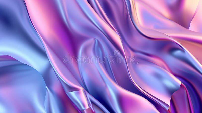 Beautiful Abstract Background with Smooth Silky Shapes. Generative Ai ...