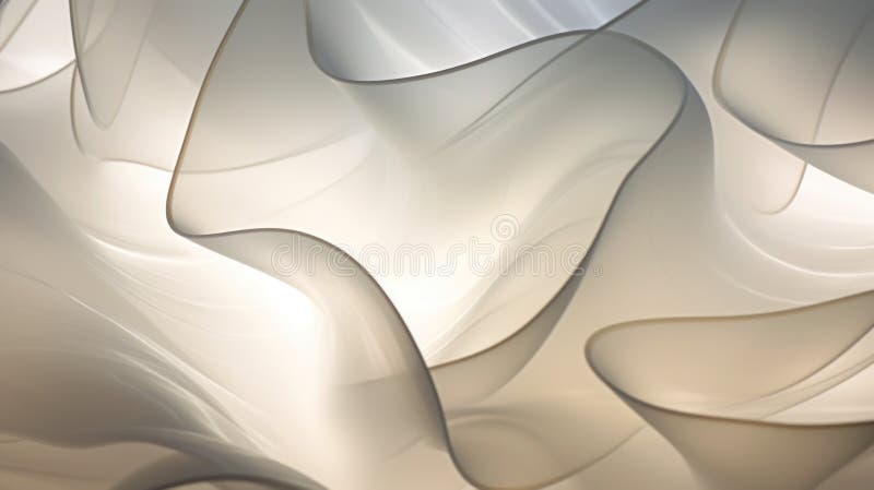 Beautiful Abstract Background from Transparent Translucent Waves Stock ...