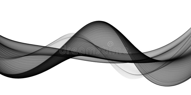 Abstract Black and White Grid Wave Design Stock Illustration ...