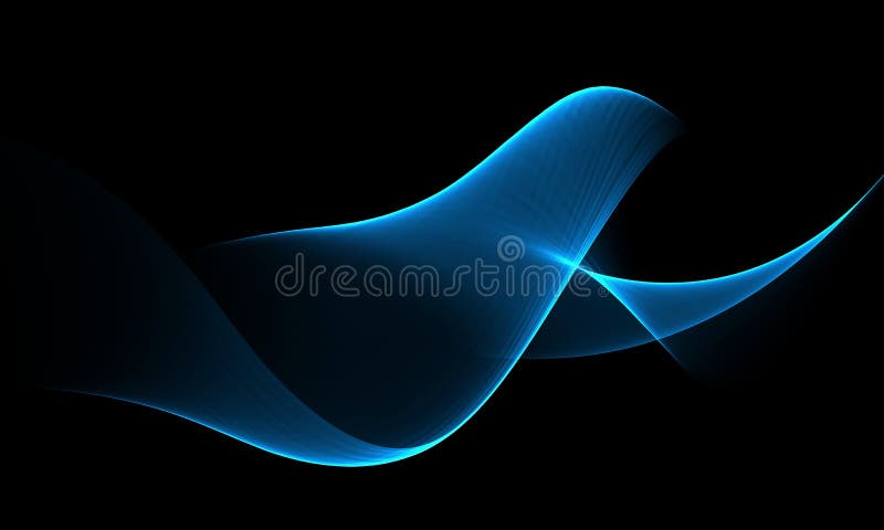 Blue Flow Background. Wave Water Liquid Shape Color Backdrop Stock ...