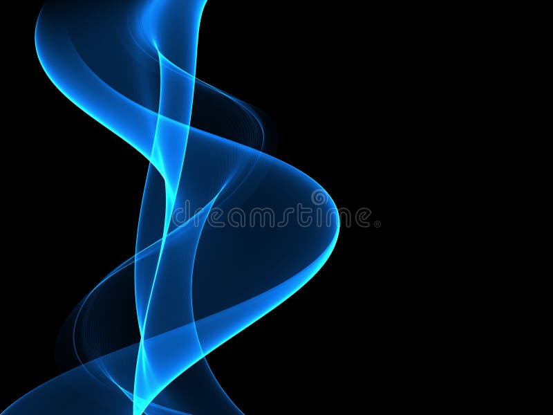Abstract Blue Flow Wave Background Stock Photo - Image of line ...