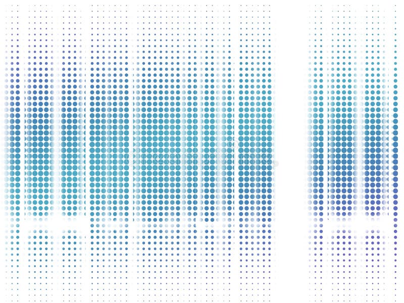 Abstract Blue Gradient Dots Background Stock Illustration ...