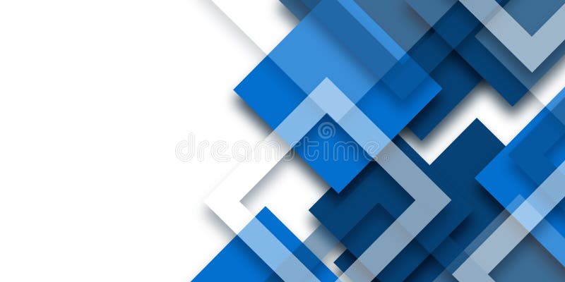 Abstract Blue Squares Design Background Stock Illustration ...