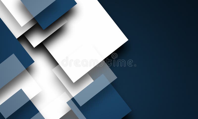 Abstract Blue and White Squares Design Background Stock Illustration ...