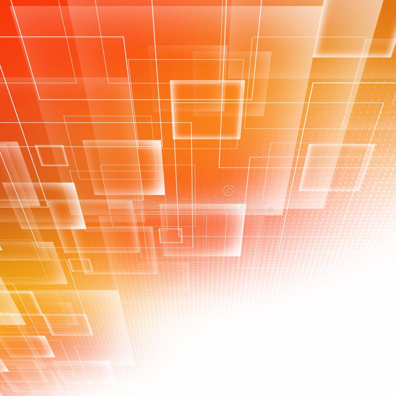 Abstract Bright Orange Background with Squares Stock Illustration ... Abstract Bright Orange Background with Squares Stock Illustration ...