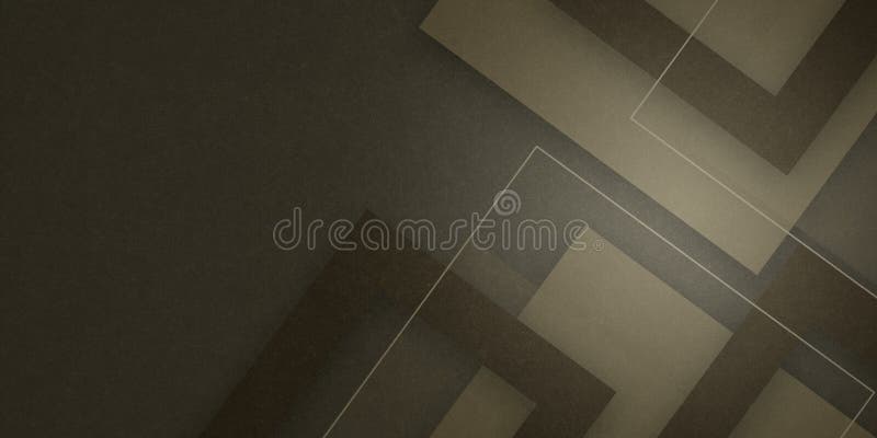 Abstract Brown Rectangle Design Template Stock Illustration ...