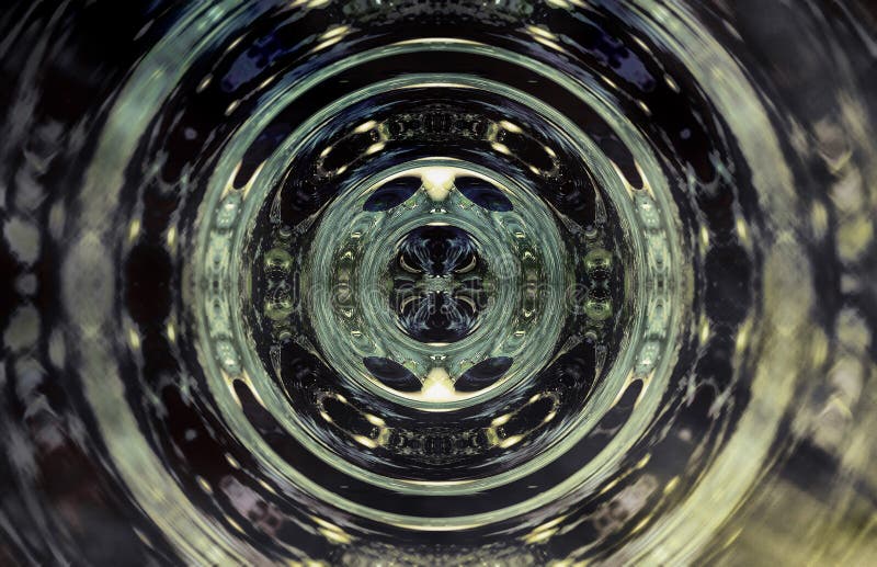 Beautiful Abstract Circle Pattern Resembling Water Surface. Stock ...