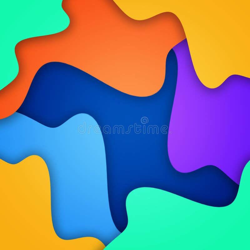 Funky Blobs Pattern Set Stock Vector Illustration Of Funky 7656417