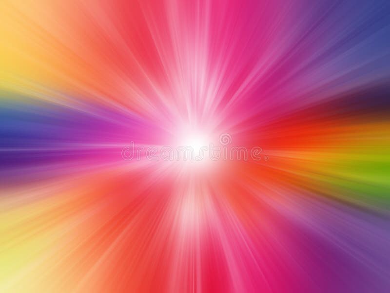Abstract Colorful Sunburst Background Stock Illustration - Illustration ...