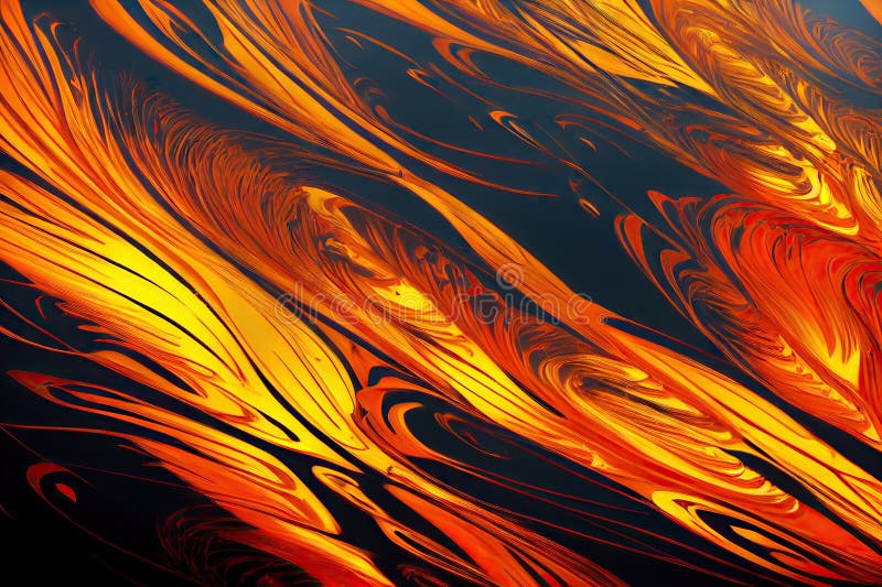 Beautiful Abstract Drawings Created by Burning Lava Texture Stock Photo ...