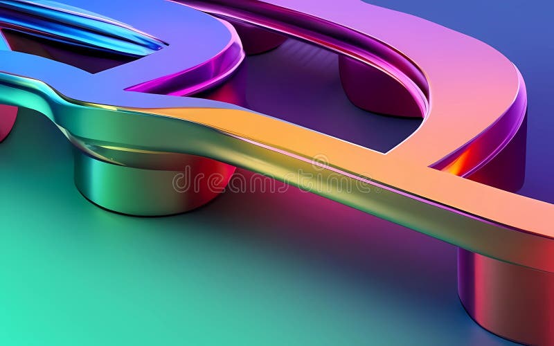 Beautiful Abstract Geometric 3d Shapes for Art Design Stock ...