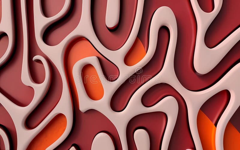 Beautiful Abstract Geometric 3d Shapes for Art Design Stock ...