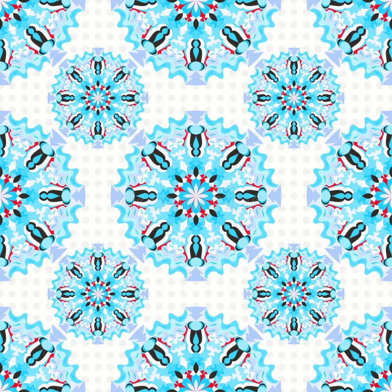 Beautiful Abstract Geometric Seamless Pattern Vector Illustration Stock ...