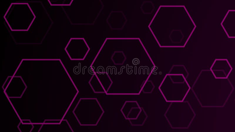 Abstract Pink Geometric Structure Background. Hexagons Texture Stock ...