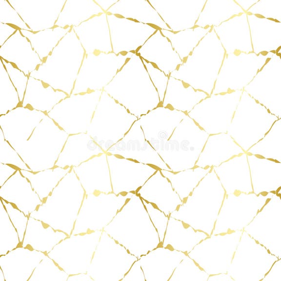 Beautiful Abstract Gold Repeat Pattern Stock Vector - Illustration of ...