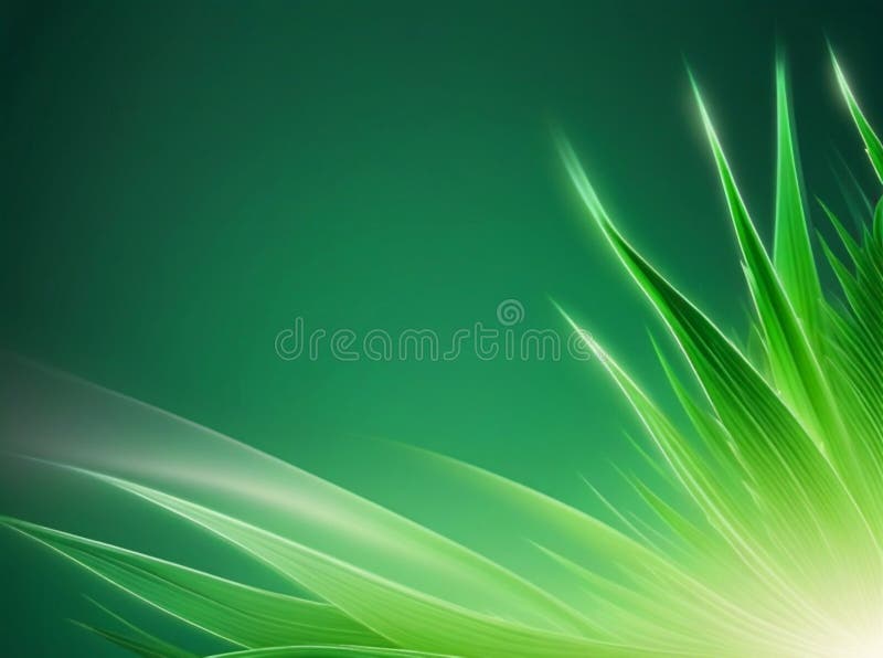 Beautiful Abstract Green Gradient Background with Light Rays, Smooth ...