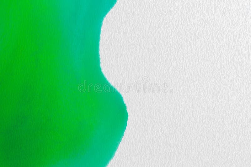 Beautiful Abstract Ink Painting on White Canvas, Top View. Space for ...