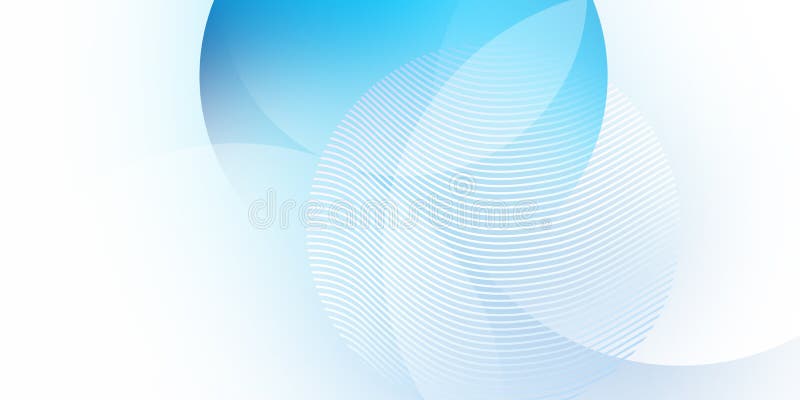 Abstract Light Blue Background with Circle Shape Stock Illustration ...