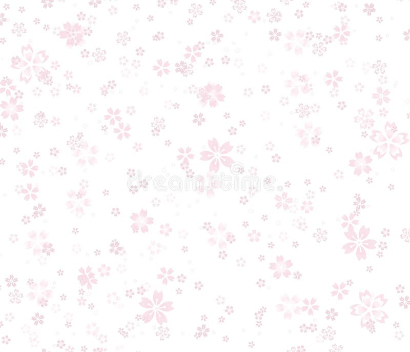 Beautiful and Abstract Light Pink Floral Pattern Background on White ...