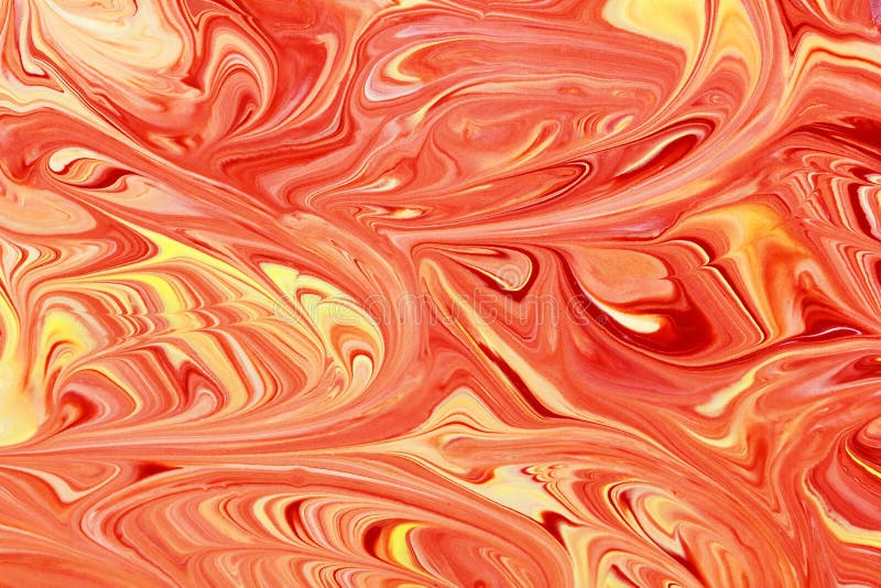 Abstract Mix Red and Yellow Color in Close Up for Abstract and Texture ...