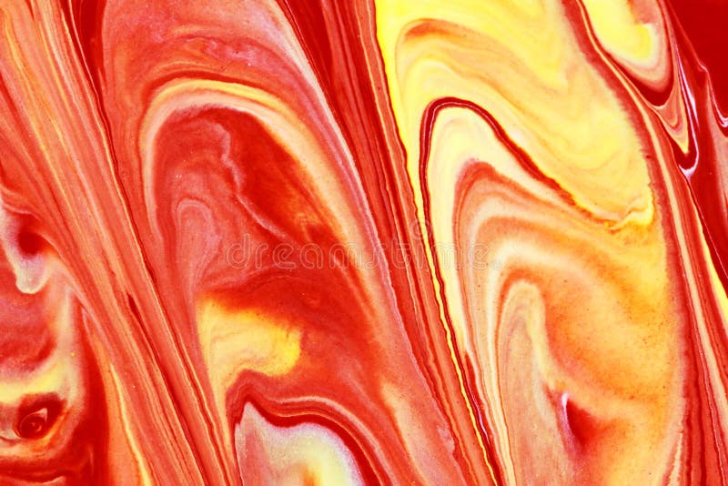 Abstract Mix Red and Yellow Color in Close Up for Abstract and Texture ...