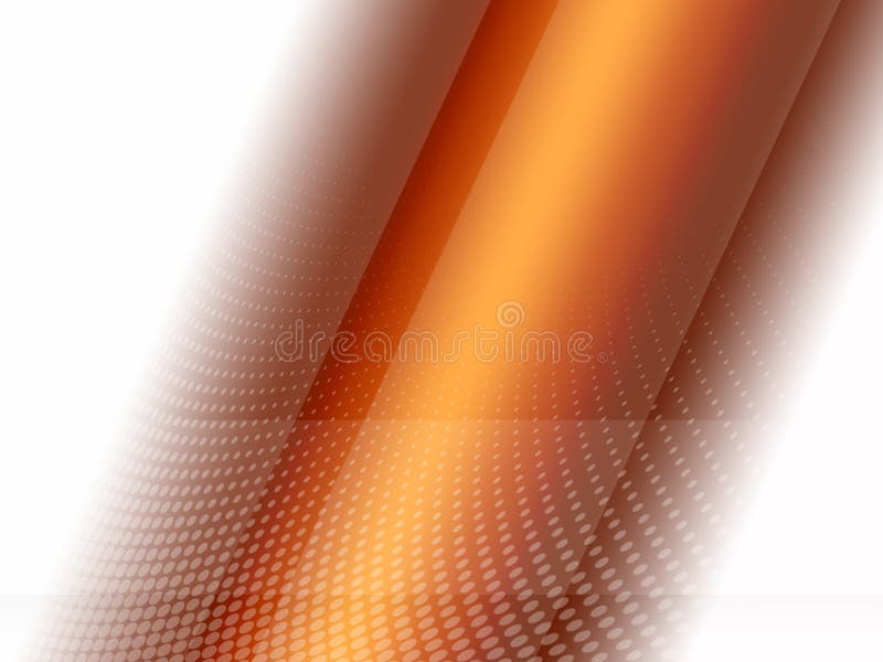 Abstract Orange Technology Background with Line Stock Illustration ...