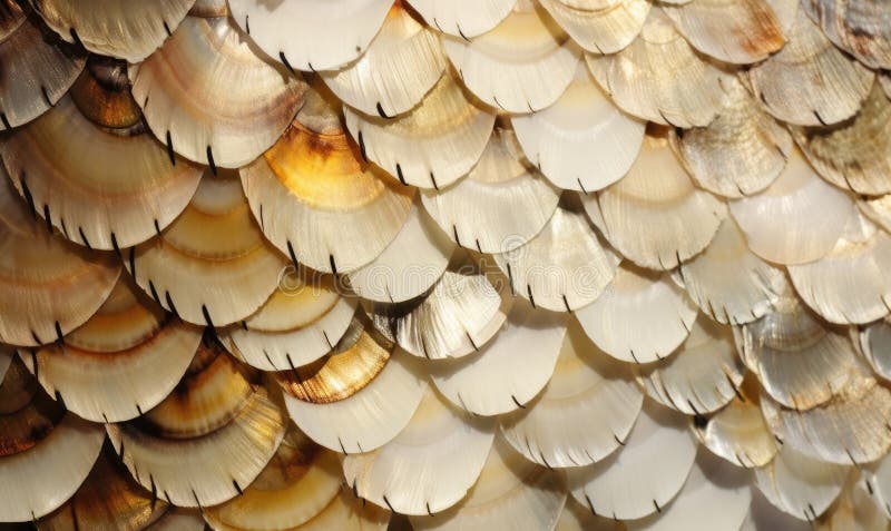 Beautiful Abstract Painting Featuring Fish Scales and Moss Creating ...